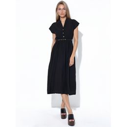 Busem Maxi Kleid Damen Gr&ouml;&szlig;e 38 schwarz Sommerkleid