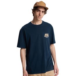 Quiksilver T-Shirt 'Fruits Tide' Herren Gr&ouml;&szlig;e S sand / navy