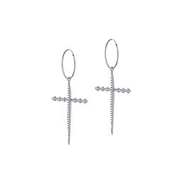 Classyandfabulous Jewelry Ohrringe 'ALIX' Damen Gr&ouml;&szlig;e One Size silber