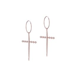 Classyandfabulous Jewelry Ohrringe 'ALIX' Damen Gr&ouml;&szlig;e One Size rosegold
