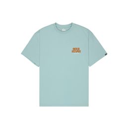 Quiksilver T-Shirt 'Fruits Tide' Herren Gr&ouml;&szlig;e M himmelblau / dunkelgelb