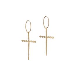 Classyandfabulous Jewelry Ohrringe 'ALIX' Damen Gr&ouml;&szlig;e One Size gold