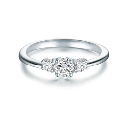 Trilani Ring female size 52 Blue / Silver / Transparent
