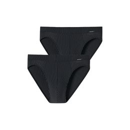 Schiesser Slip Herren Gr&ouml;&szlig;e XL hellgrau / schwarz
