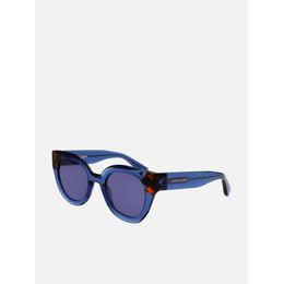 Longchamp Sonnenbrille Damen Gr&ouml;&szlig;e 49 blau