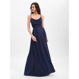 Marie Lund Evening Dress female size 34 marine blue