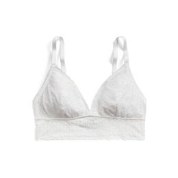 Polo Ralph Lauren B&uuml;gelloser BH ' Wireless Longline Bra ' Damen Gr&ouml;&szlig;e 90 wei&szlig;