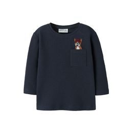 name it Shirt 'NMMRofus' boy size 98 Navy / Brown / White