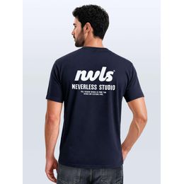 Neverless Shirt 'NVLS Studio' male size L Navy