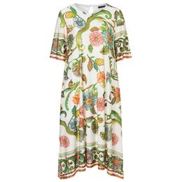Ana Alcazar Kleid ' Dilia ' Damen Gr&ouml;&szlig;e 34 grasgr&uuml;n / rosa / wei&szlig; Sommerkleid