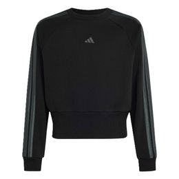 adidas Sportswear Sportsweatshirt M&auml;dchen Gr&ouml;&szlig;e 116 dunkelgrau / schwarz