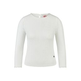 Spieth & Wensky Spieth & Wensky Body 'Henni', klassische Strickoptik mit modernen Akzenten Damen Gr&ouml;&szlig;e 44 offwhite