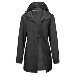 33,000ft Funktionsmantel '33,000ft Womens Rain Long Jacket' Damen Gr&ouml;&szlig;e S schwarz