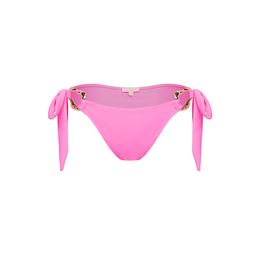 Moda Minx Bikinihose 'Irregular Hoop Tie' Damen Gr&ouml;&szlig;e L pink
