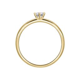 ONE ELEMENT Ring '6er-Krappe' Damen Gr&ouml;&szlig;e 51 gold