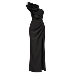Ombre Evening Dress female size 42 Black