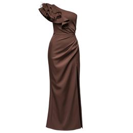 Ombre Evening Dress female size 38 Brown