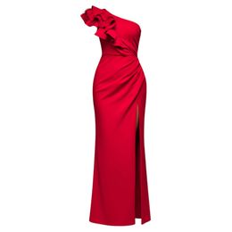 Ombre Evening Dress female size 40 Red