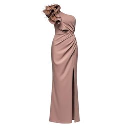 Ombre Evening Dress female size 38 Caramel