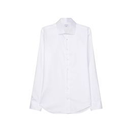 Seidensticker Button Up Shirt 'Shaped' male size L/XL White