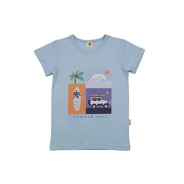 Walkiddy Shirt 'Summertime Vibes' Jungen Gr&ouml;&szlig;e 134 blau