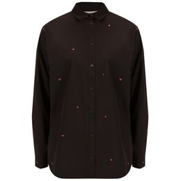 Finn Flare Freizeitbluse 'Classic' Damen Gr&ouml;&szlig;e L schwarz