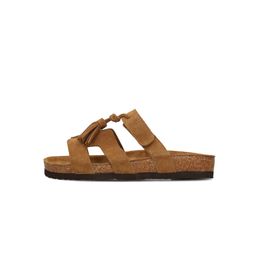 Poelman Strap Sandals female size 42 Cognac