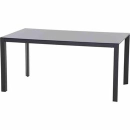 siena GARDEN Gartentisch 'Ricon' Aluminium/Glas 90 x 75 x 160 cm
