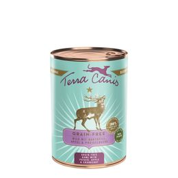Terra Canis Hundenassfutter 'Getreidefrei' Wild mit Kartoffel, Apfel & Preiselbeere 400 g