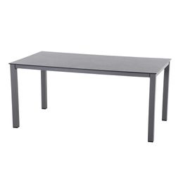 siena GARDEN Gartentisch 'Sola' Aluminium 90 x 73 x 160 cm