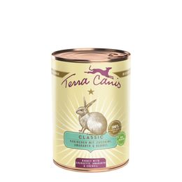 Terra Canis Hundenassfutter 'Classic' Kaninchen mit Zucchini, Amaranth & Kerbel 400 g