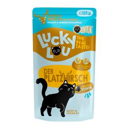 Lucky Lou Katzenfutter Adult Gefl&uuml;gel & Hirsch 125 g