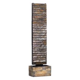 Climaqua Garten-/Zimmerbrunnen rostfarben 23 x 130 x 35 cm