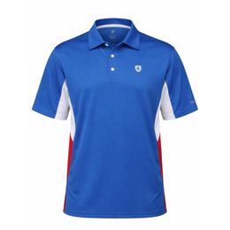 Cocain Underwear Athletic Button Up Shirt 'Poloshirt' male size XL Blue