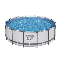 Bestway Frame-Pool-Set 'Steel Pro Max' &Oslash; 427 x 122 cm mit Sicherheitsleiter und Kartuschenfilter
