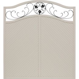 andrewex Zaunelement 'Elegant' latte 180 x 180/195 cm