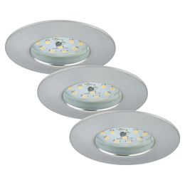Briloner LED-Einbauleuchtenset 'Attach One' 14,4 W 1050 lm warmwei&szlig; &Oslash; 7,5 cm 3 St&uuml;ck