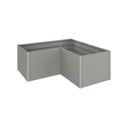 BioHort Hochbeet 'L' quarzgrau metallic 201 x 77 x 201 cm
