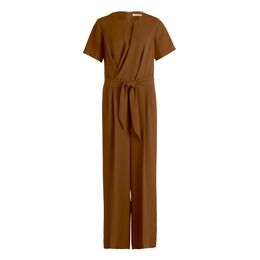 BETTY & CO Betty & Co Jumpsuit mit Bindeg&uuml;rtel Damen Gr&ouml;&szlig;e XXXL braun