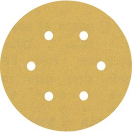 Bosch Exzenterschleifblatt 'Expert C470' Klett 6 L&ouml;cher &Oslash; 150 mm G 180, 50-teilig