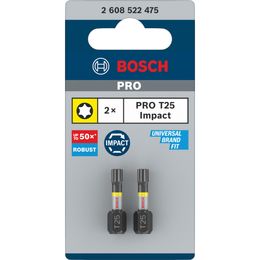 Bosch Schrauberbit 'Pro Torx Impact' T25, 25 mm 2-teilig