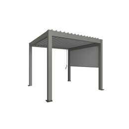 BioHort Sonnenschutzrollo quarzgrau-metallic 3 m