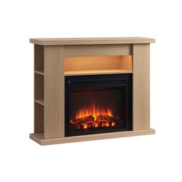 CrownFlame Elektrokamin 'William' hellbraun 2 kW