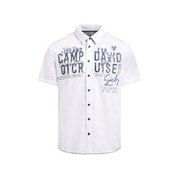 CAMP DAVID Button Up Shirt male size 4XL White