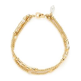 Leonardo Armband Damen Gr&ouml;&szlig;e One Size gold / perlwei&szlig;