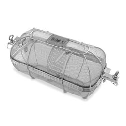 Weber Drehspie&szlig;korb 'Crafted Gourmet BBQ System' Edelstahl 18,9 x 48,1 x 20 cm