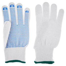toom Universal Handschuhe mit Grip wei&szlig; Gr. 9/L