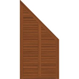 Br&uuml;gmann TraumGarten Br&uuml;gmann TraumGarten Zaunelement 'Grazia' braun 90 x 180/90 cm
