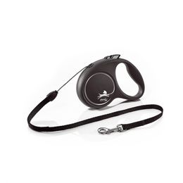 Hundeleine 'Flexi Black Design' S 5 m schwarz