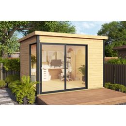 Weka Gartenhaus '412 Gr.1' naturfarben 300 x 239,4 x 300 cm